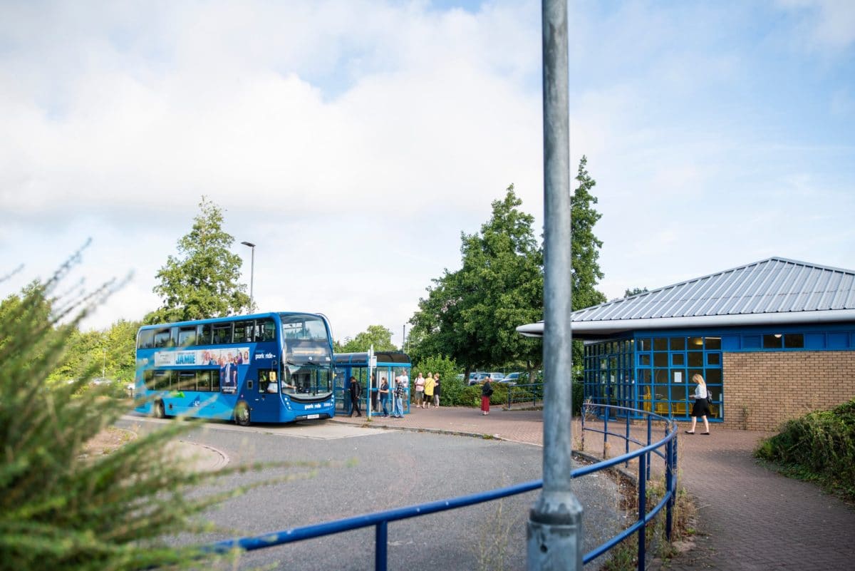 Brislington Park & Ride - bus service 9 - WEST