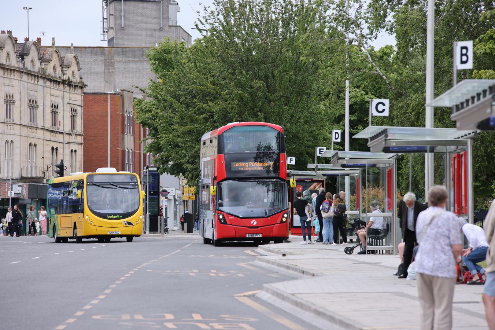 Weston Bus Interchange improvements from Mon 10 April - WEST