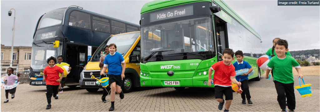 Over half a million free kids bus journeys in first month - WEST