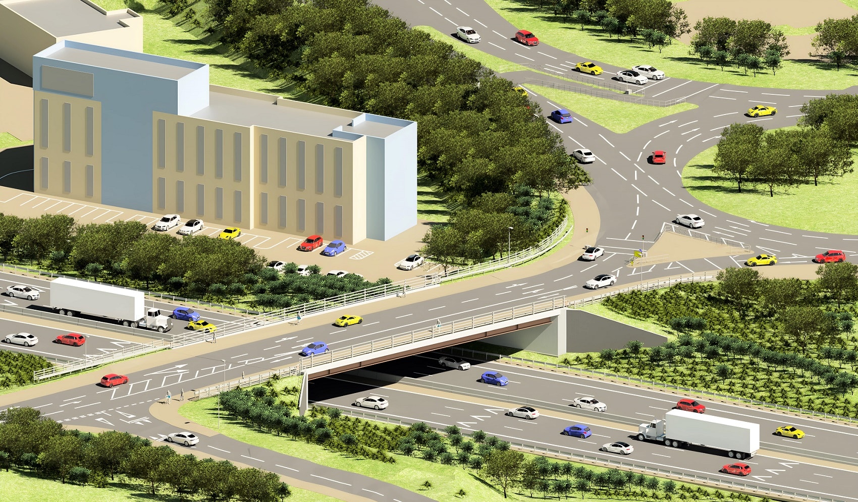 National Highways Press Release: Beam me up – A432 bridge construction ...