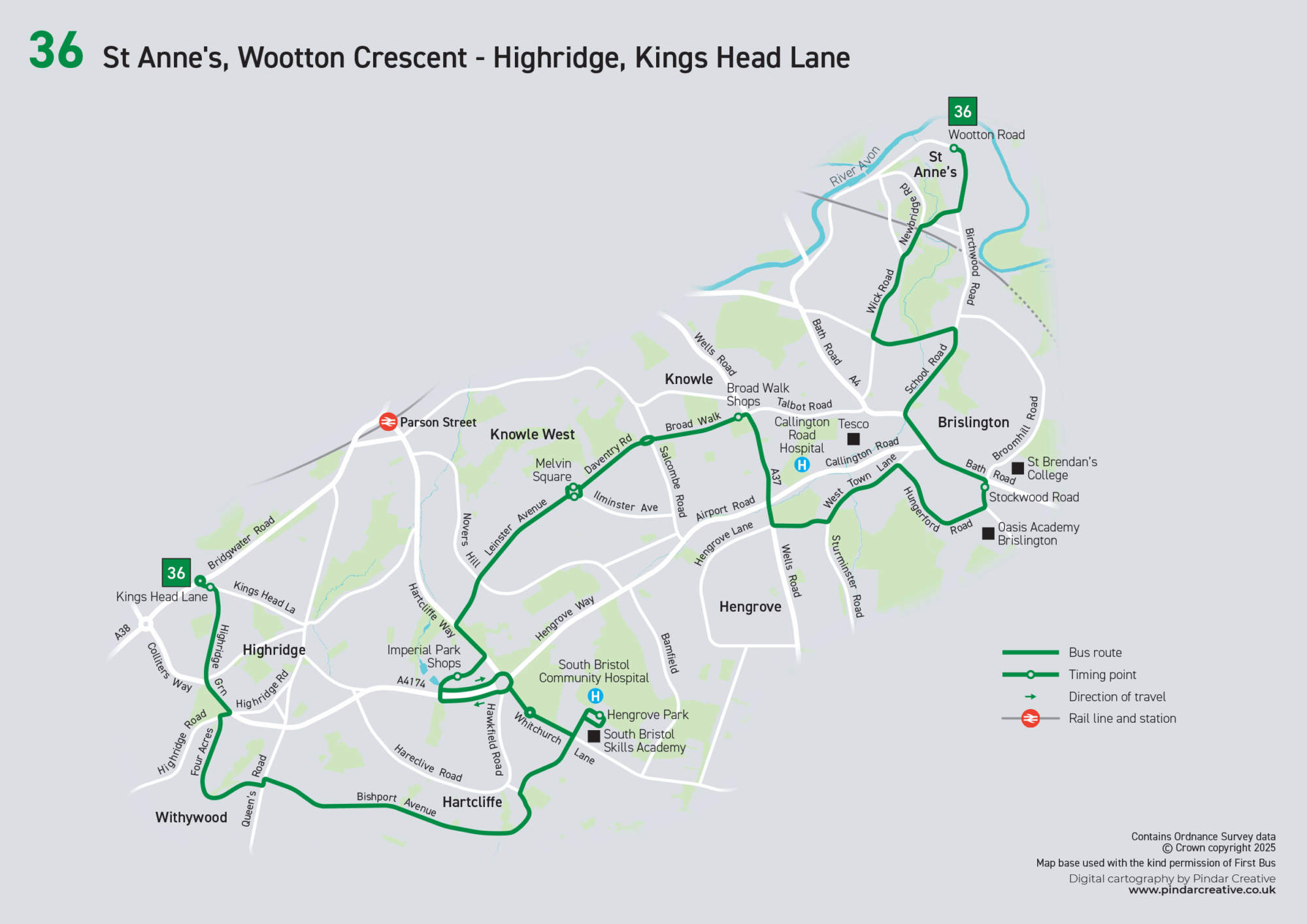 Catch your local 36 bus for FREE! 3 – 9 November - WEST
