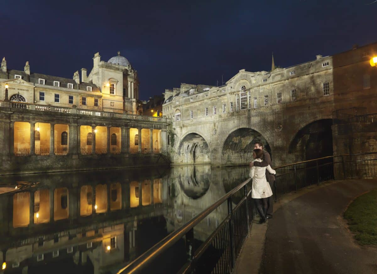 Explore Bath by night with free Park & Ride services - WEST